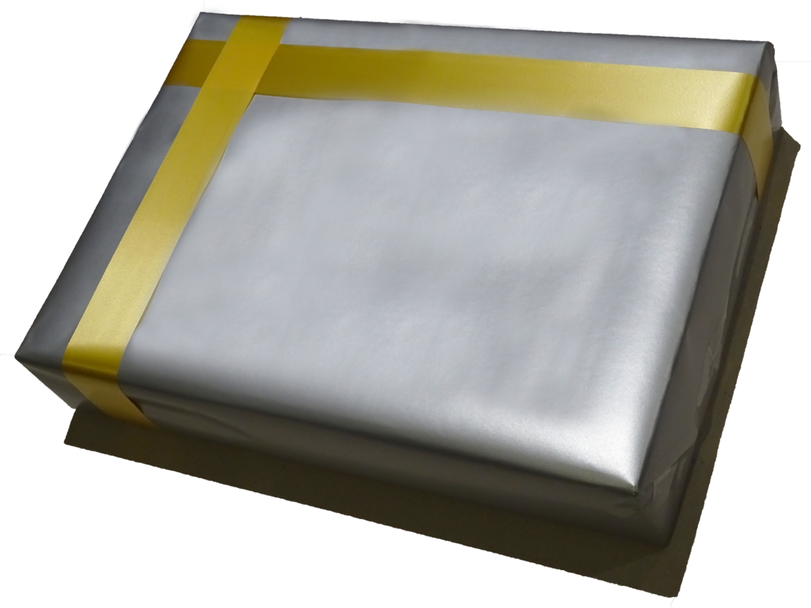 Gift Wrapping Silver - dmemories4u Custom Made Jigsaw Puzzles